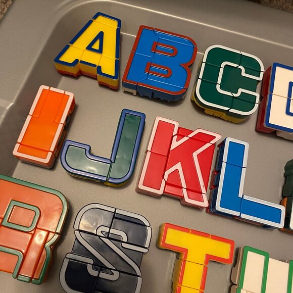 Toys | Complete Set Of Transforming Alphabet Toys With Numbers And ...